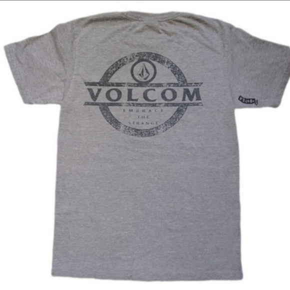 Volcom | Shirts | Volcom Gray Short Sleeve Tee With One Front Pocket ...